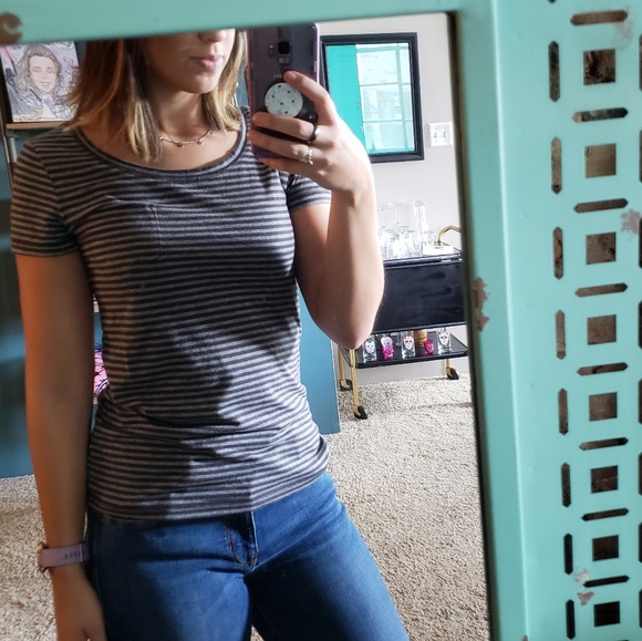 Charlotte Russe | Tops | Classic Basic Striped Tee | Poshmark